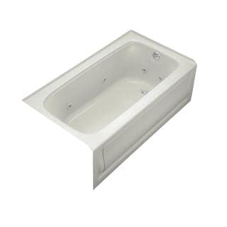 Kohler 'Bancroft' 5-foot Ice Grey Integral Apron Whirlpool Tub - Bed ...