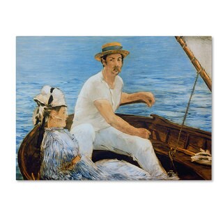 Edouard Manet 'Boating 1874' Canvas Art - Multi - Bed Bath & Beyond ...