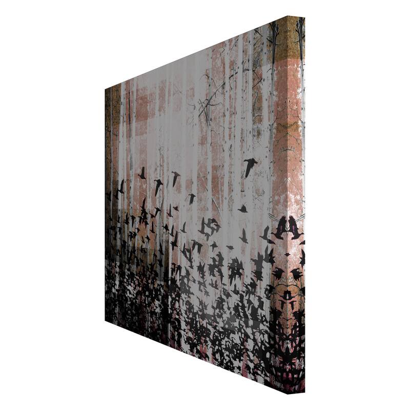 Parvez Taj 'Aspen Wood' Canvas Art - Overstock - 8608456