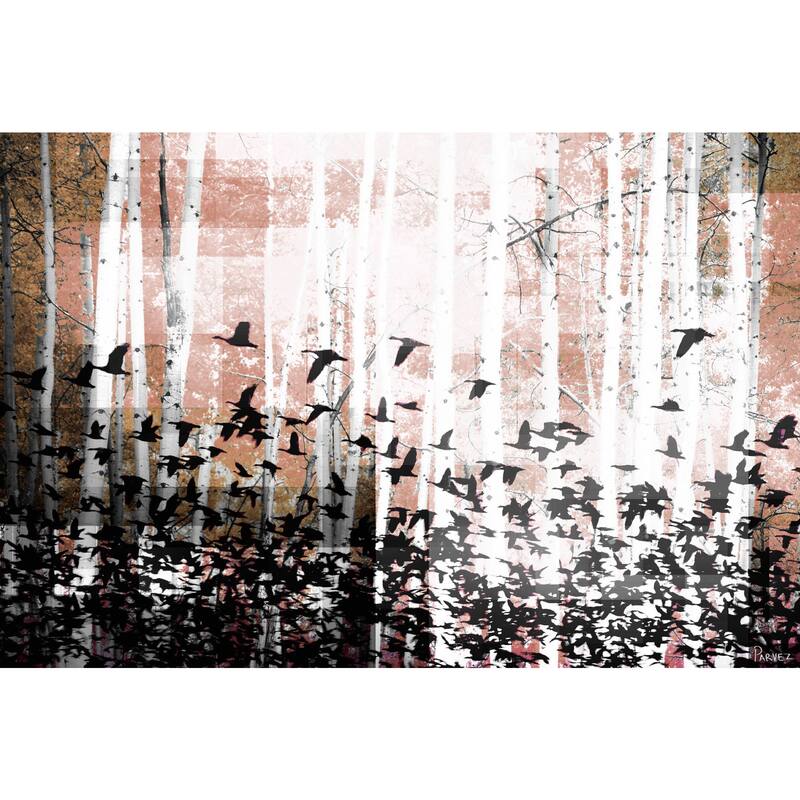 Parvez Taj 'Aspen Wood' Canvas Art - Overstock - 8608456