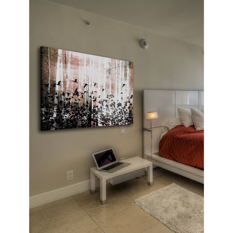 Parvez Taj 'Aspen Wood' Canvas Art - Overstock - 8608456