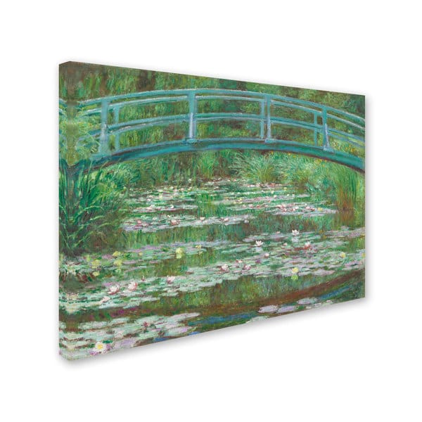 Claude Monet 'The Japanese Footbridge 1899' Canvas Art - Multi - Bed ...