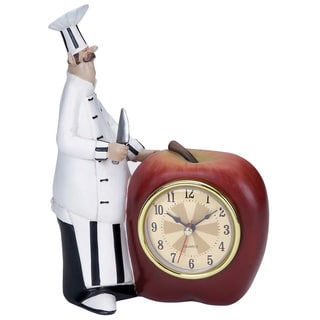 Polystone Chef Wall Clock with Attractive Colors - Bed Bath & Beyond ...