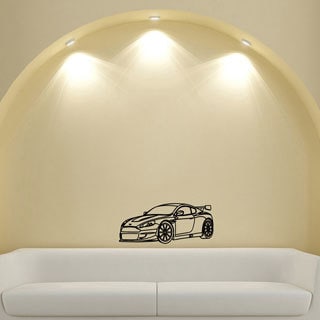 Machine Speed Spoiler Design Vinyl Wall Art Decal - Bed Bath & Beyond ...