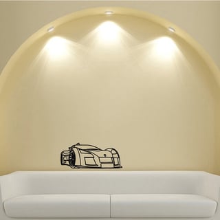Sports Car Headlights Design Vinyl Wall Art Decal - Bed Bath & Beyond ...