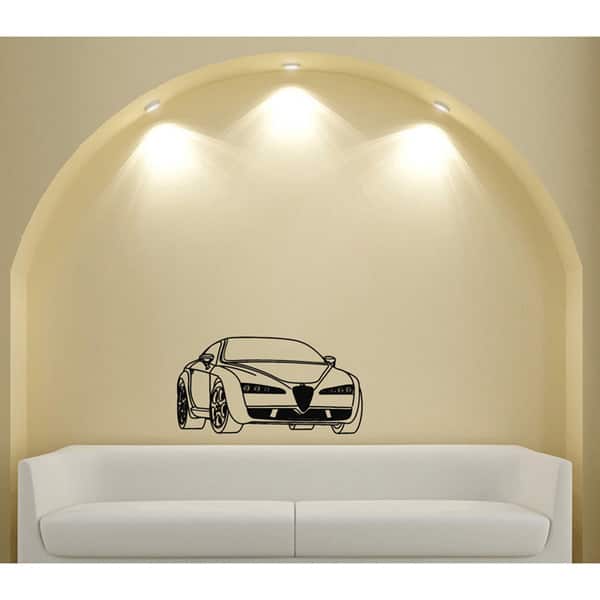 Alfa Romeo Car Style Design Vinyl Wall Art Decal - Bed Bath & Beyond ...