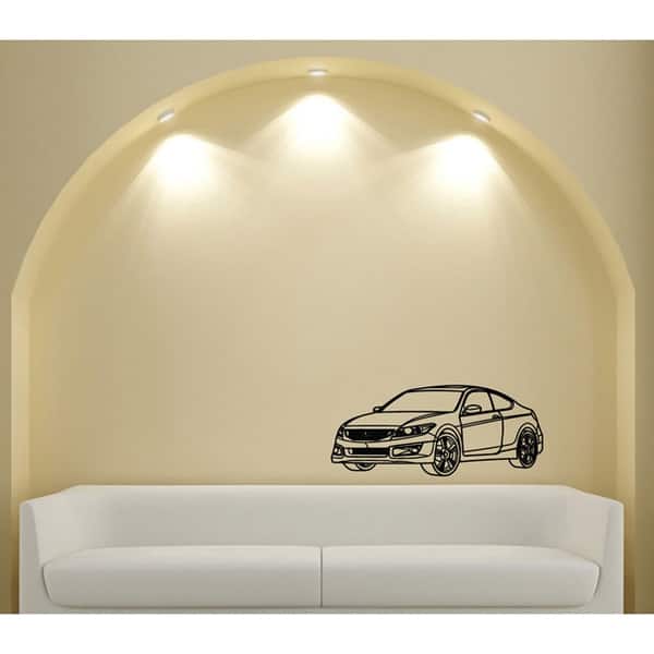 Honda Civic Compartment Car Design Vinyl Wall Art Decal - Bed Bath ...