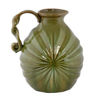 Privilege Green Ceramic Decorative Pitcher - Bed Bath & Beyond - 8649967