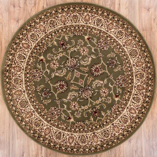 Well Woven Ariana Palace Green Round Rug - 7'10 - Bed Bath & Beyond ...