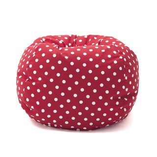 BeanSack Red Polka Dot Bean Bag Chair - Bed Bath & Beyond - 8655012