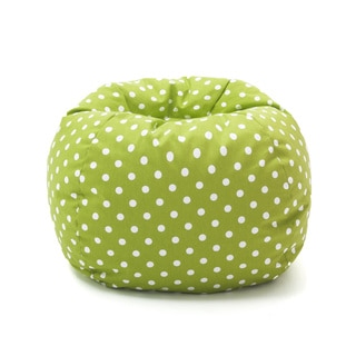 BeanSack Green Polka Dot Bean Bag Chair - Bed Bath & Beyond - 8655025