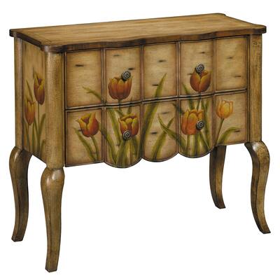 Albany Hand-Painted Accent Chest - Overstock - 8662019