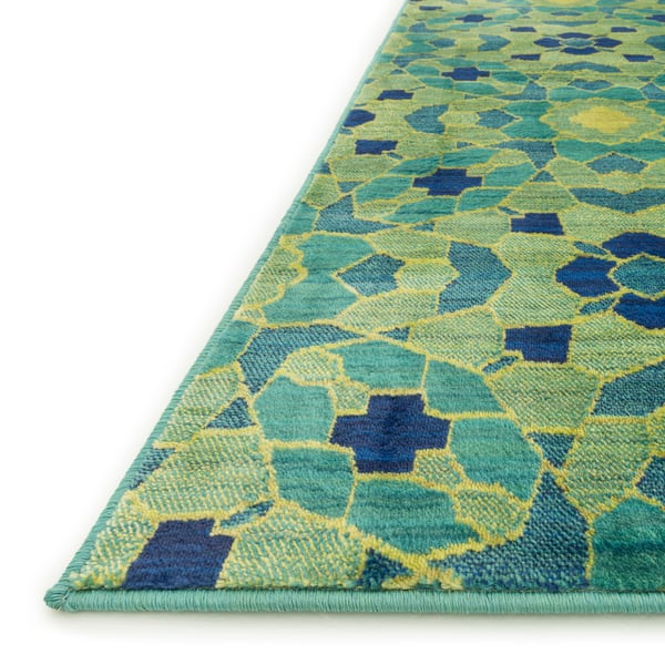 Skye Monet Green/ Multi Rug - Bed Bath & Beyond - 8663487