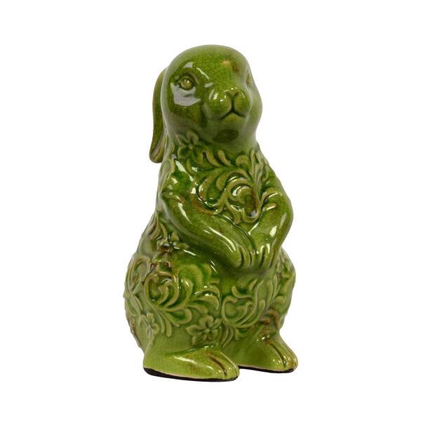 Green Ceramic Rabbit - Bed Bath & Beyond - 8664152