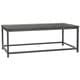SAFAVIEH Alec Distressed Black Coffee Table - 48" x 24" x 17.7" - Bed ...