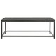 SAFAVIEH Alec Distressed Black Coffee Table - 48" x 24" x 17.7" - Bed ...