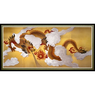 Dragons in the Sky Canvas Wall Art - Bed Bath & Beyond - 8676860