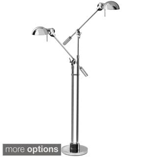 Sonneman Lighting E-Dome 2-light Double Boom Arm Floor Lamp - Bed Bath ...