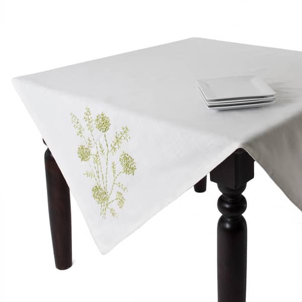 Ribbon Embroidered Table Topper - Bed Bath & Beyond - 8701513