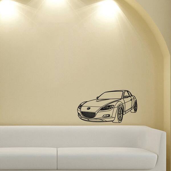 Mazda RX-8 Wall Vinyl Decal - Bed Bath & Beyond - 8746741