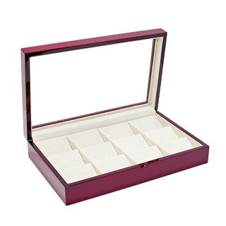 Caddy Bay Collection Glossy Rosewood Pocket Watch Box - Bed Bath ...