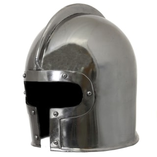 Hand-crafted 15th Century Italian Barbute Steel Replica Helmet - Bed ...