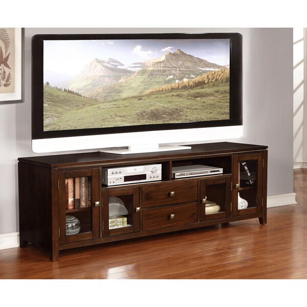 Essex 72-inch Wide Coffee Brown TV Media Stand - Overstock Shopping ...