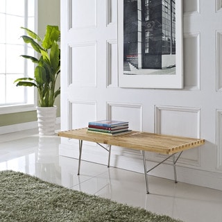 Vantage Natural Small Wood Top Bench - Bed Bath & Beyond - 8777710