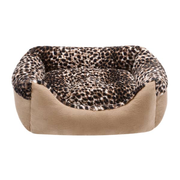 Friends Forever Cuffed Rectangular Cuddler Pet Bed - Bed Bath & Beyond ...