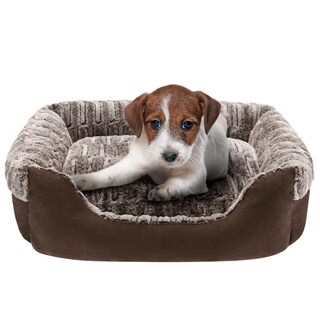 Friends Forever Cuffed Rectangular Cuddler Pet Bed - Bed Bath & Beyond ...