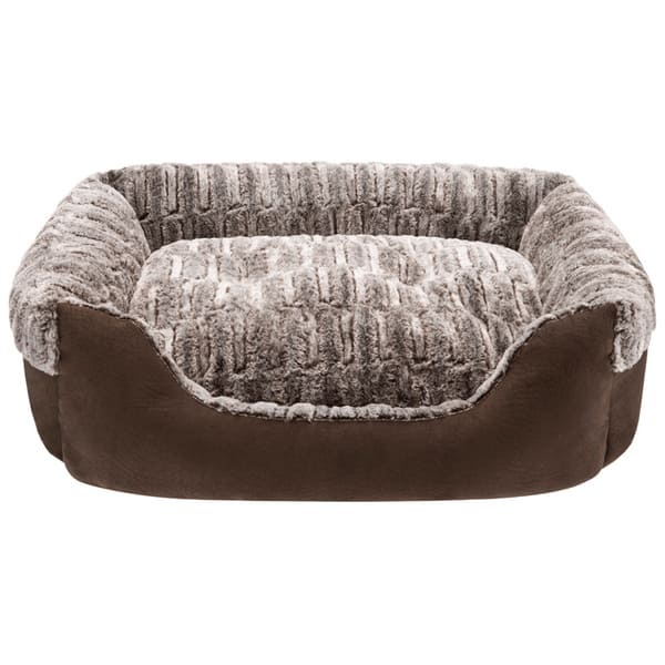Friends Forever Cuffed Rectangular Cuddler Pet Bed - Bed Bath & Beyond ...