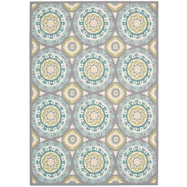 Waverly Sun N' Shade Indoor Outdoor Boho Medallion Area Rug - Bed Bath ...