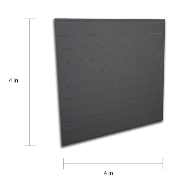 Proslat Charcoal 16 square foot Heavy Duty Slatwall Organizer - Bed ...
