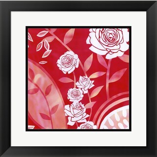 Kate Knight 'Summer Blossoms 1' Framed Art - Bed Bath & Beyond - 8824980