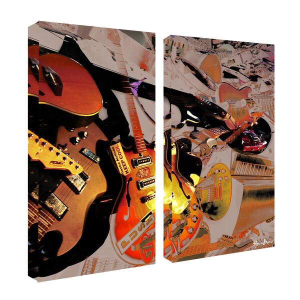 The Color of Jazz XX' Oversized 2-Pc Canvas Wall Art Set - Bed Bath ...