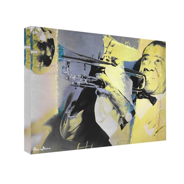Ready2HangArt 'The Color of Jazz XVI' Canvas Wall Art - Bed Bath ...