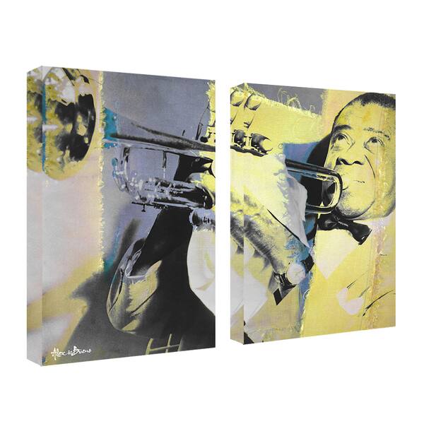 The Color of Jazz XVI' Oversized 2-Pc Canvas Wall Art Set - Bed Bath ...