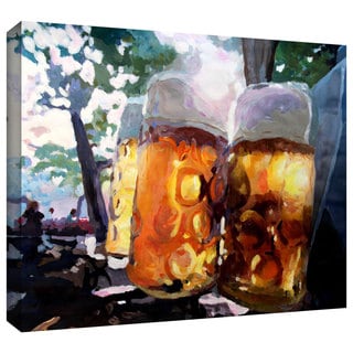 ArtWall Martina & Markus Bleichner 'Biergarten' Gallery-wrapped Canvas ...