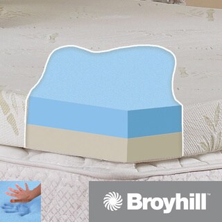 Broyhill Classic 4-inch Dual-layer Gel Infused Foam Mattress Topper ...