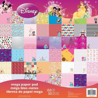 Disney Mega Paper Pad 12 X12 150/Sheets - Girl, 50 Designs/3 Ea - Bed ...