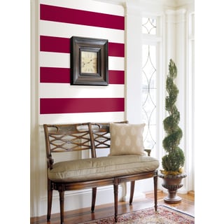 WallPops Removable Sizzlin' Dark Red Stripe Wall Decal Set - Bed Bath ...