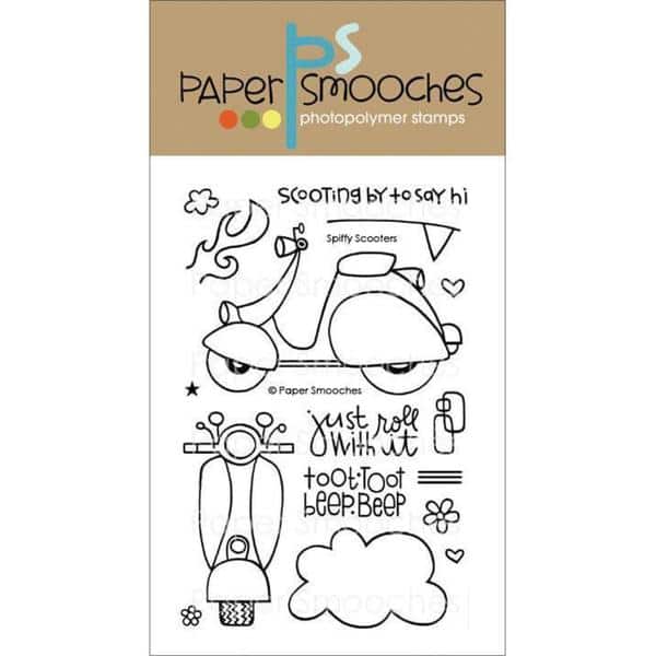 Paper Smooches 4 X6 Clear Stamps - Spiffy Scooters - Bed Bath & Beyond ...