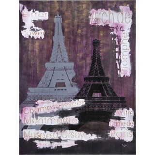 Ren Wil Giovanni Russo 'Notre Dame' Hand-painted Canvas Art - Bed Bath ...