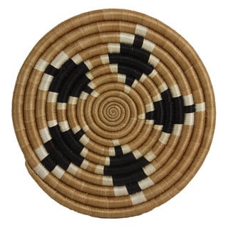 Handmade Sweetgrass and Sisal Diamond Trivet (Rwanda) - Bed Bath ...