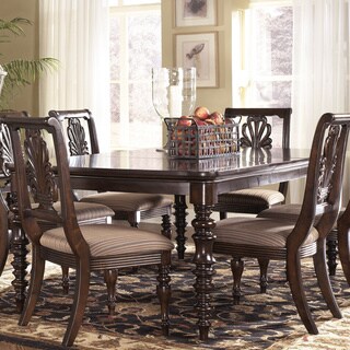 Signature Design by Ashley Key Town Dark Brown Rectangular Dining Room ...