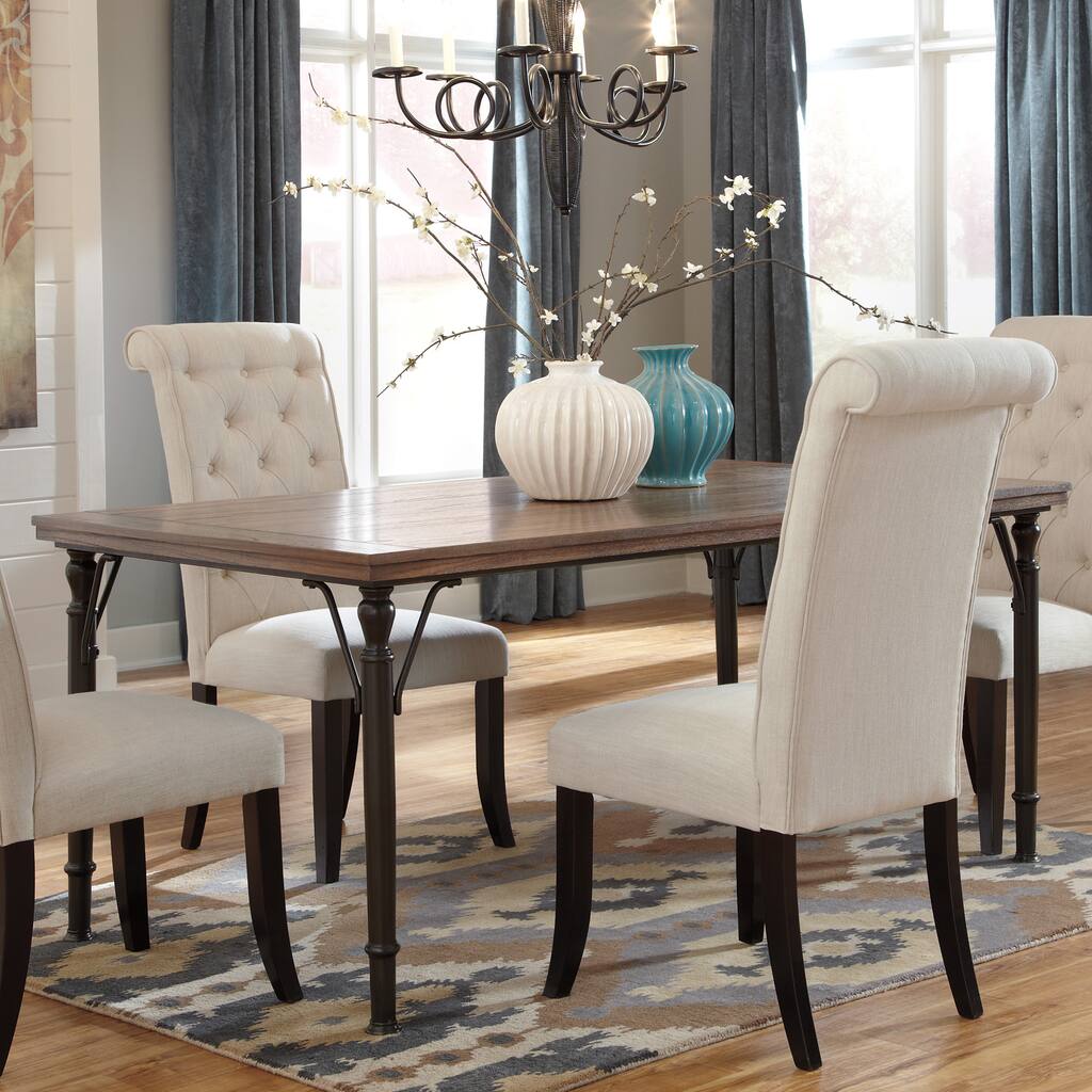 Signature Design by Ashley Tripton Rectangular Dining Room Table ...