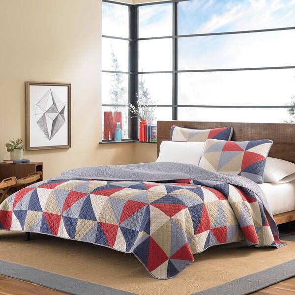 Eddie Bauer Chelan Cotton Reversible 3-piece Quilt Set - Multi - Bed Bath & Beyond - 8928037