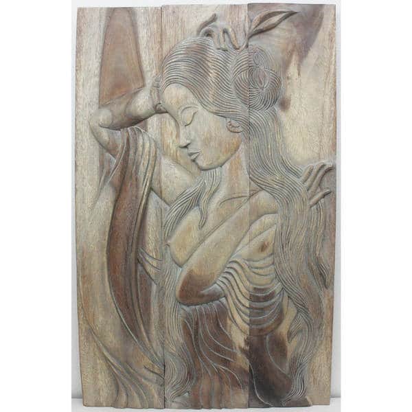 Haussmann® Wood Phuying (Woman) 24 x 36 in H Agate Grey - On Sale - Bed Bath & Beyond - 8929436