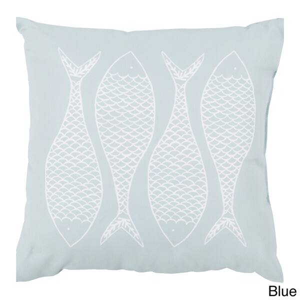 Fish Scales Indoor/Outdoor Decorative Throw Pillow - On Sale - Bed Bath ...