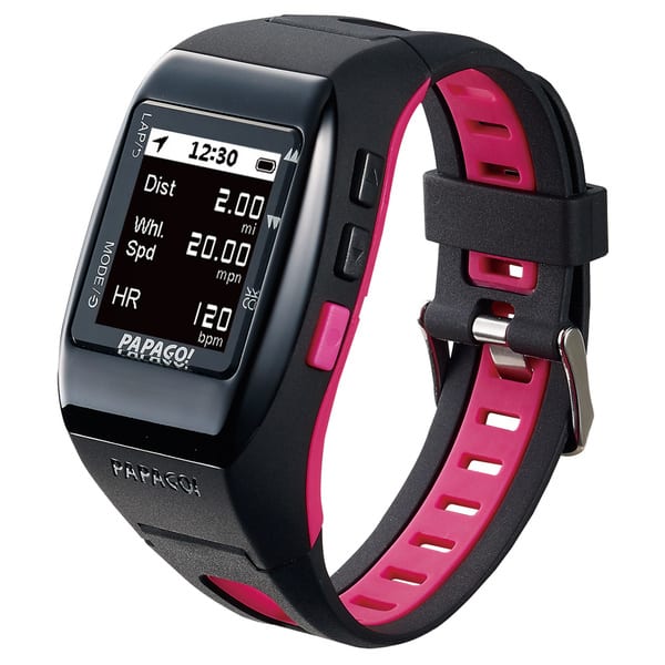 PAPAGO! GoWatch 770 GPS Multi-Sports Watch - Pink Belt - Bed Bath ...